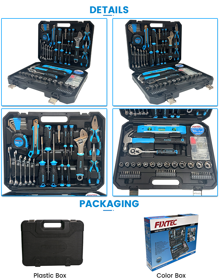 FIXTEC 234Pcs Tool Set